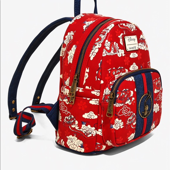 Hot Topic | Bags | Nwt Disney Mulan Mushu Crikee Loungefly Mini ...